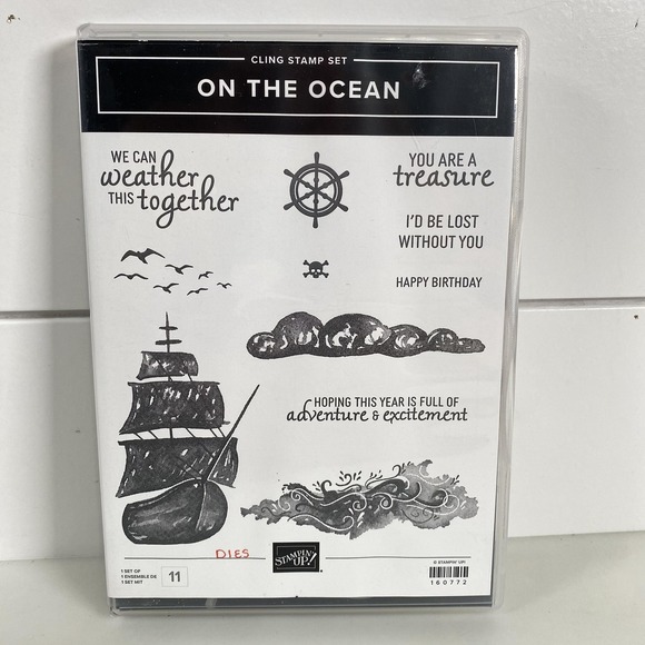 Stampin' Up! | Design | Stampin Up On The Ocean Cling Stamp Set Dies ...